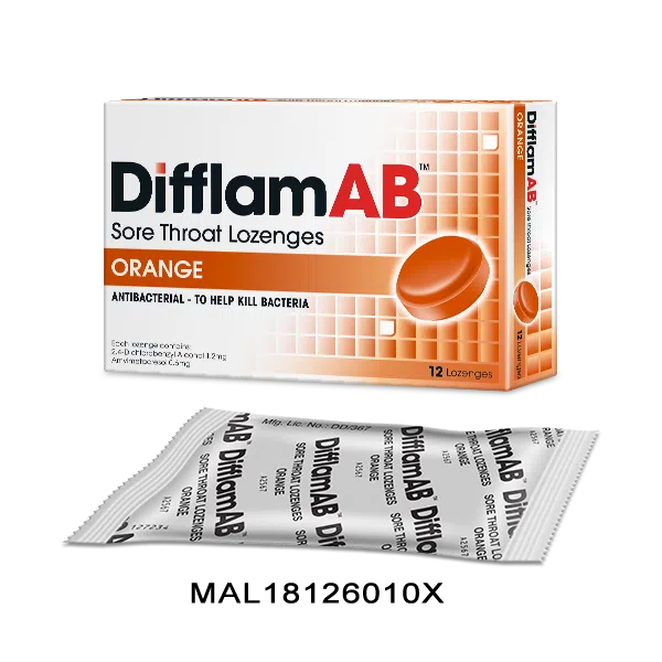 Difflam Sore Throat Lozenges | Difflam /Malaysia
